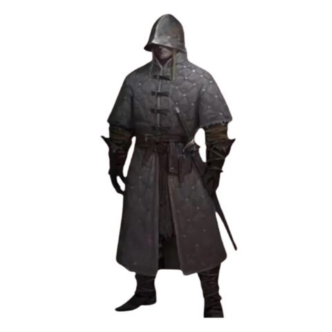 Medieval Long Gambeson , Detachable Sleeve Gambeson , Thick Padded ...
